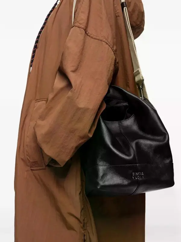 Bimba Y Lola Leather Tote Bag - Black