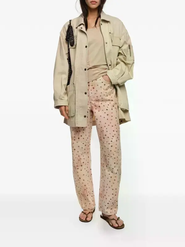 Bimba Y Lola Polka-dot Print Trousers