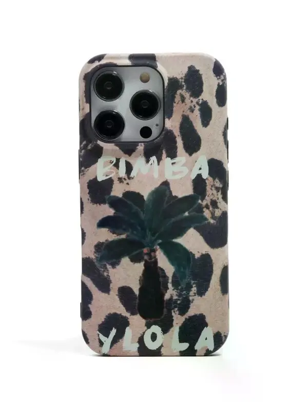 Bimba Y Lola Iphone 16 Pro Animal-print Phone Case - Neutrals