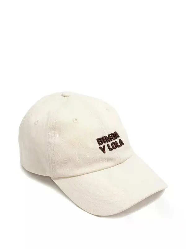 Bimba Y Lola Embroidered Logo Cap - White