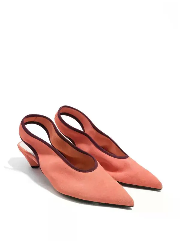 Bimba Y Lola Pointed-toe Slingback Pumps - Pink