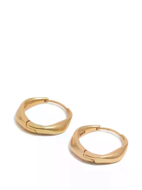 Bimba Y Lola Tone Hoop Earrings