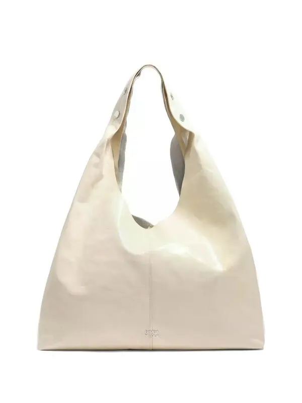 Bimba Y Lola Large Paper Bikini Shoulder Bag - Neutrals