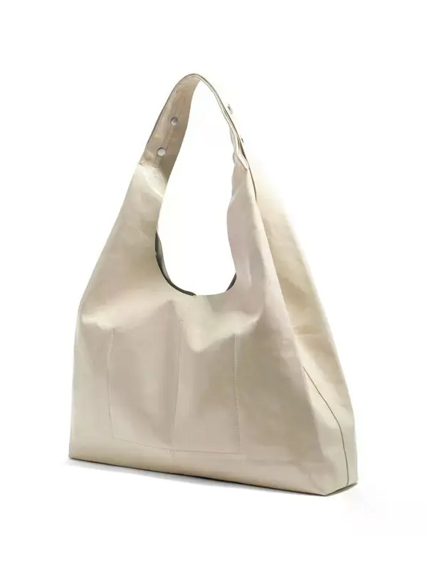 Bimba Y Lola Large Paper Bikini Shoulder Bag - Neutrals