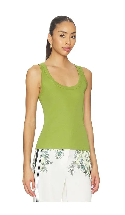 Veronica Beard Birke Tank Top - Cactus
