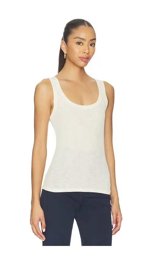 Veronica Beard Belvedere Tank Top - Ecru