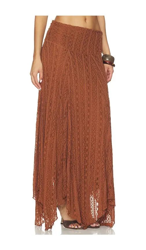 MORE TO COME Karina Maxi Skirt - Brown