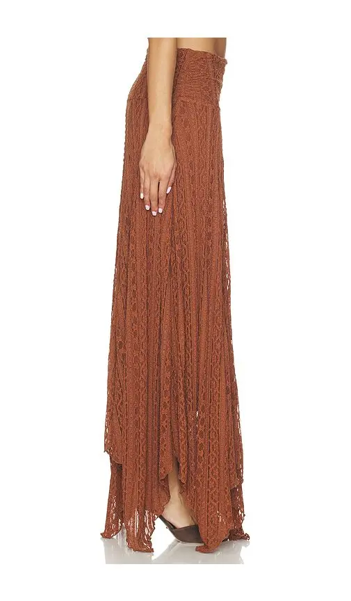 MORE TO COME Karina Maxi Skirt - Brown