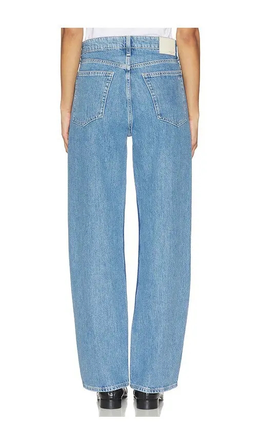 Rag & Bone Logan Wide Leg Jeans In Blue - Downey