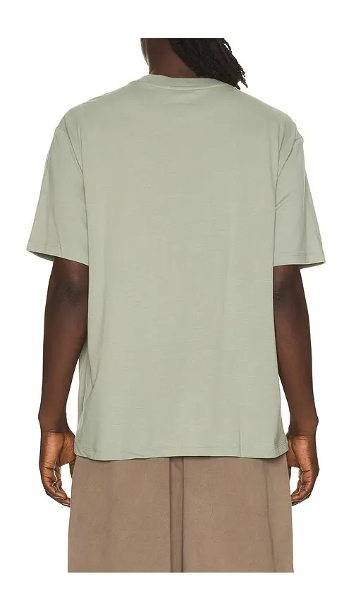 Beyond Yoga Softknit Cotton Tee In Green - Grey Sage