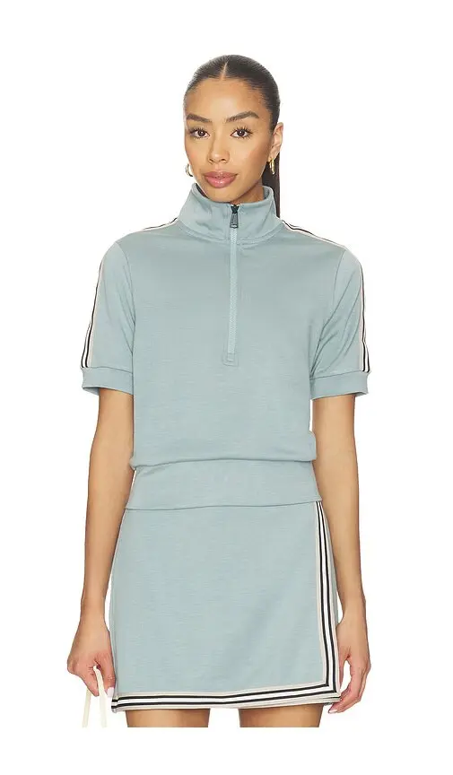 ALP N ROCK Amari Half Zip Mockneck Top
