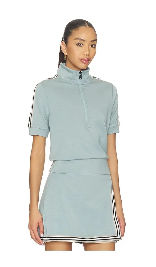 ALP N ROCK Amari Half Zip Mockneck Top