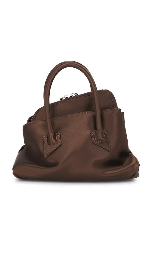 Attico La Passeggiata Mini Top Handle Bag - Dark Brown