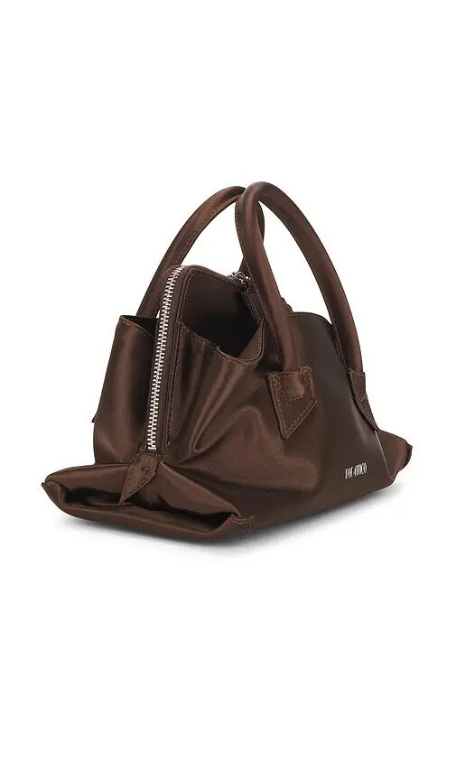 Attico La Passeggiata Mini Top Handle Bag - Dark Brown
