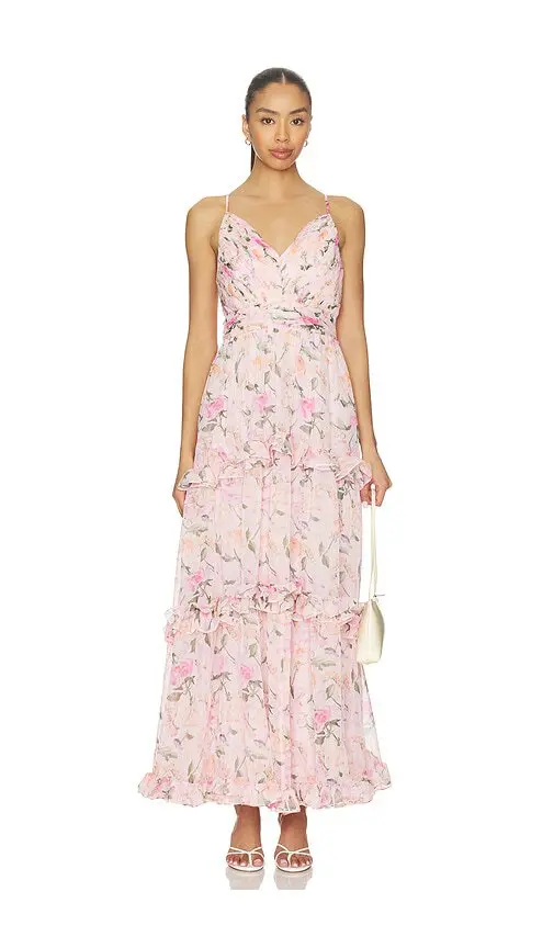 Astr The Label Ayanna Dress - Pink Floral