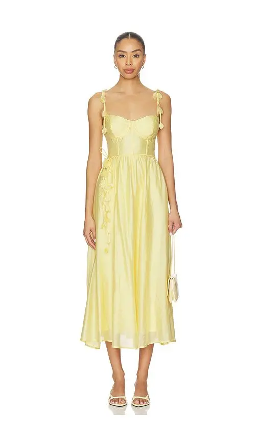 Astr The Label Halcyon Dress - Yellow