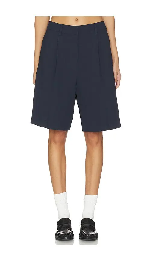 Astr The Label Quillie Shorts - Navy