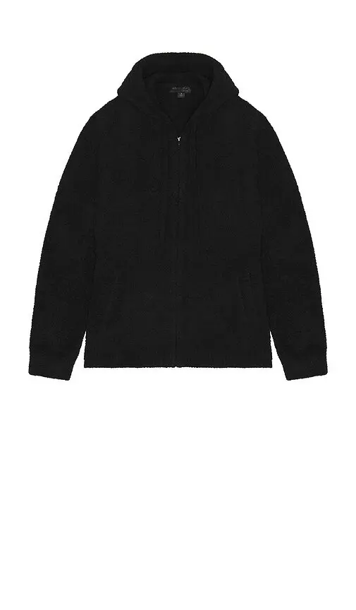 Barefoot Dreams Cozychic Zip Up Hoodie - Black