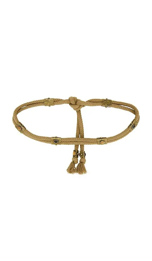 Isabel Marant Étoile Aleea Self-tie Belt - Khaki