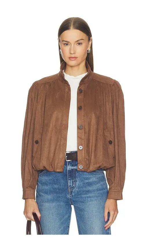 Astr The Label Estero Jacket - Coffee