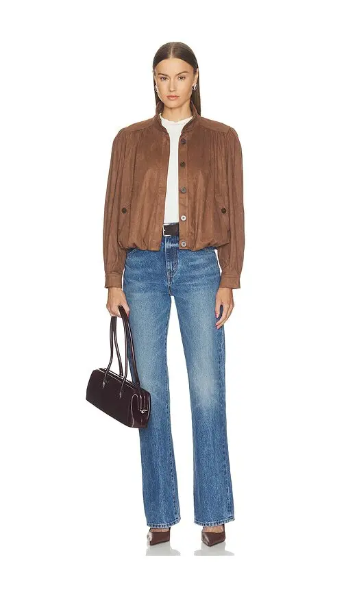 Astr The Label Estero Jacket - Coffee