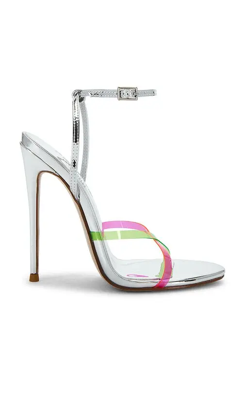 Femme La X Ale Metallic Stiletto Sandals