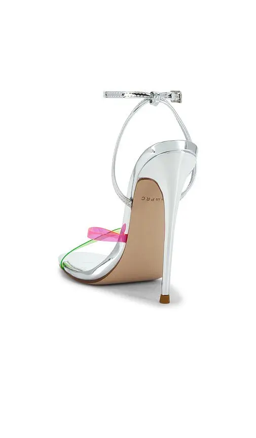Femme La X Ale Metallic Stiletto Sandals