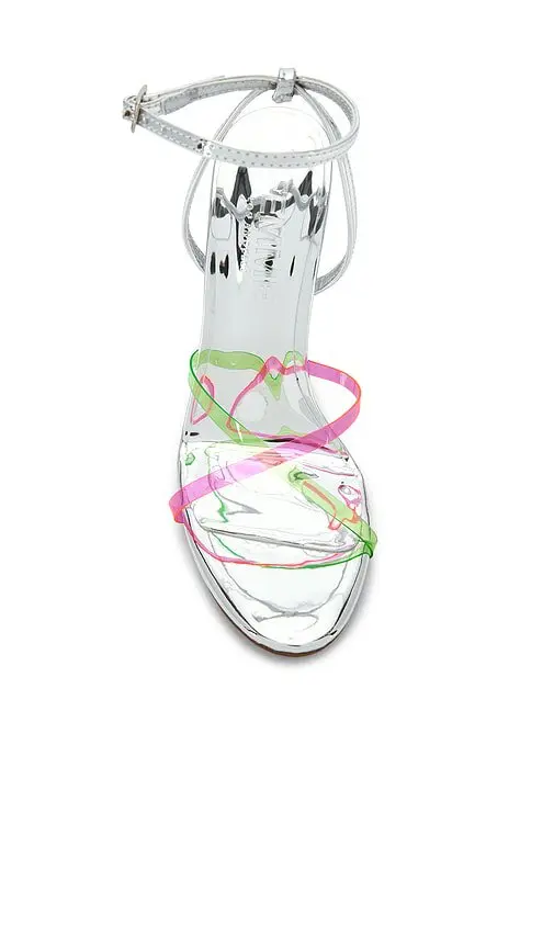 Femme La X Ale Metallic Stiletto Sandals