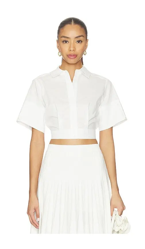 Simkhai Sabrina Crop Top