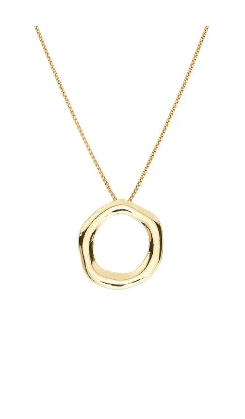 Ettika Open Circle Adjustable Chain Necklace