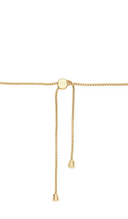 Ettika Open Circle Adjustable Chain Necklace