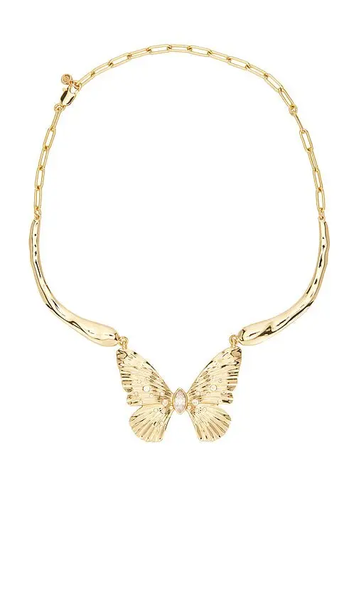 Ettika Fluttering Glow Collar Necklace - Gold