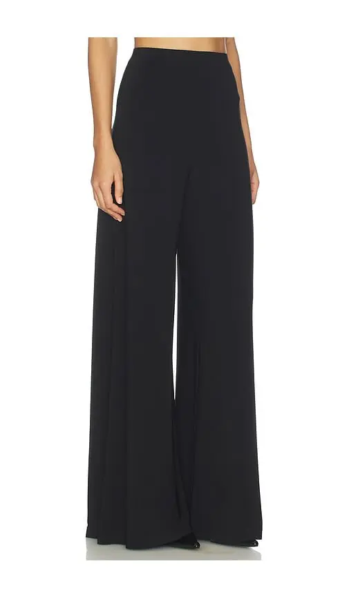 Norma Kamali X Lifestyle Bias Pant - Black