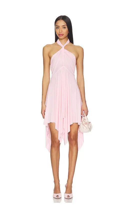 Norma Kamali Convertible Dress - Ballet Pink