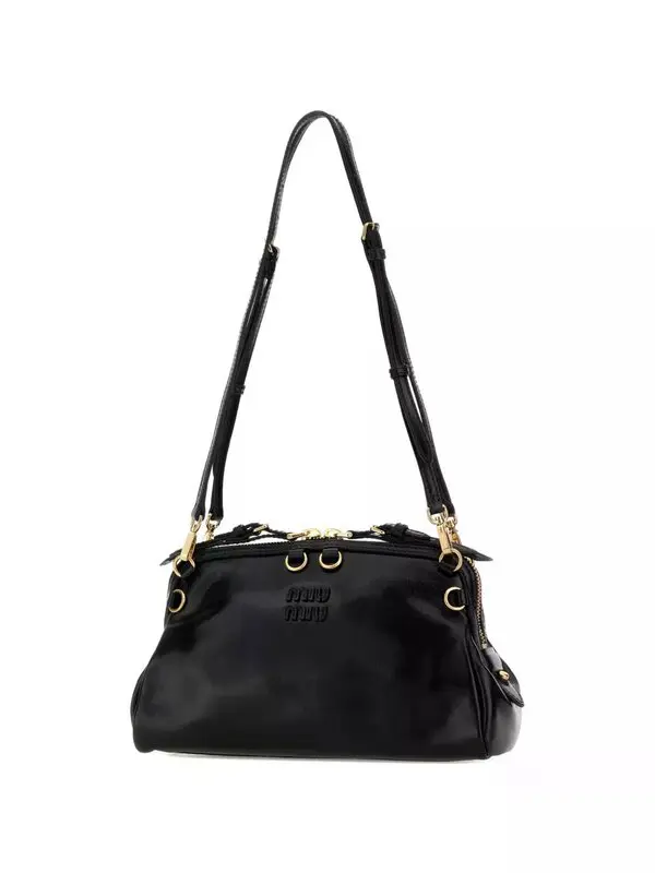 Miu Miu Leather Handheld Bag - Black