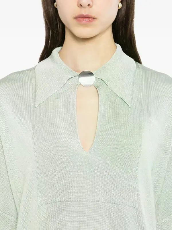 JIL SANDER Pin Polo Top