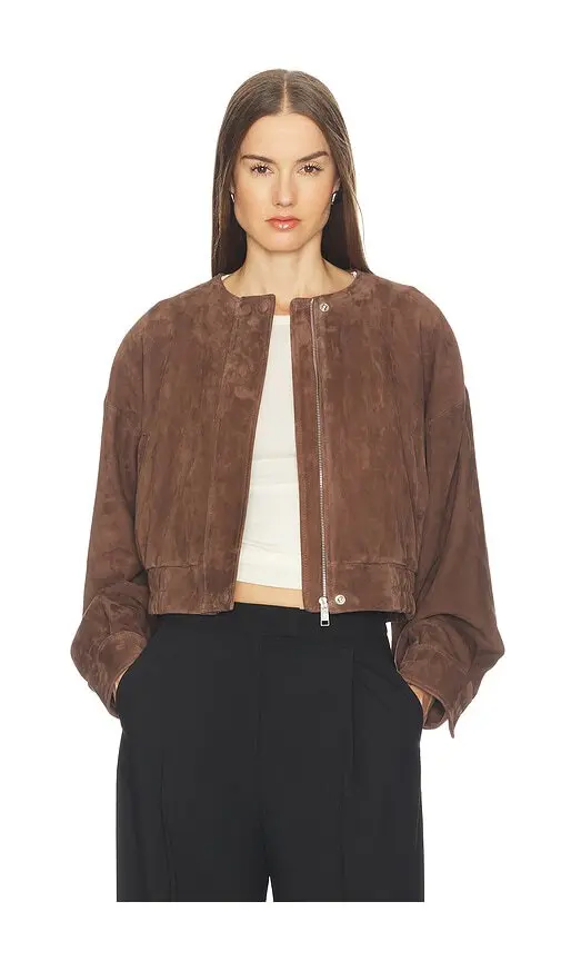 SRG Danica Suede Moto Jacket