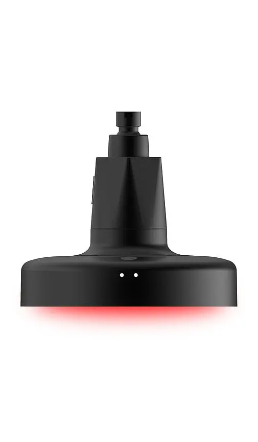 HIGHERDOSE Red Light Shower Filter In Black - Matte Black
