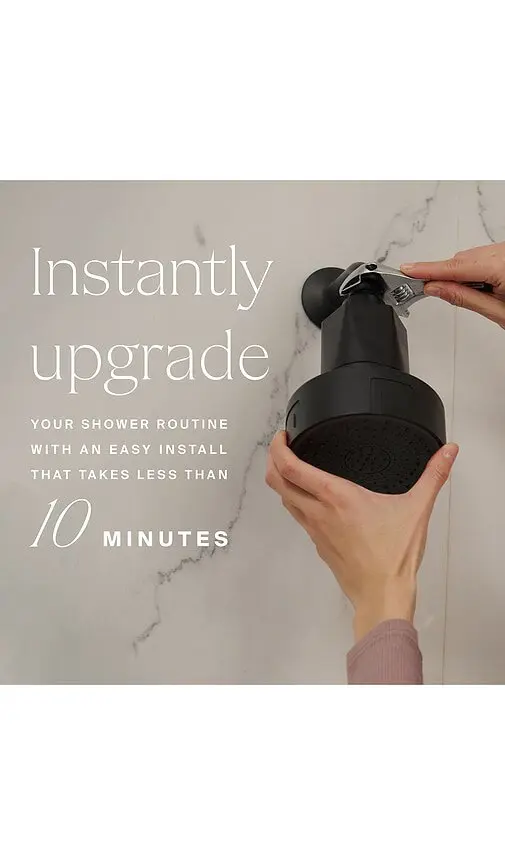 HIGHERDOSE Red Light Shower Filter In Black