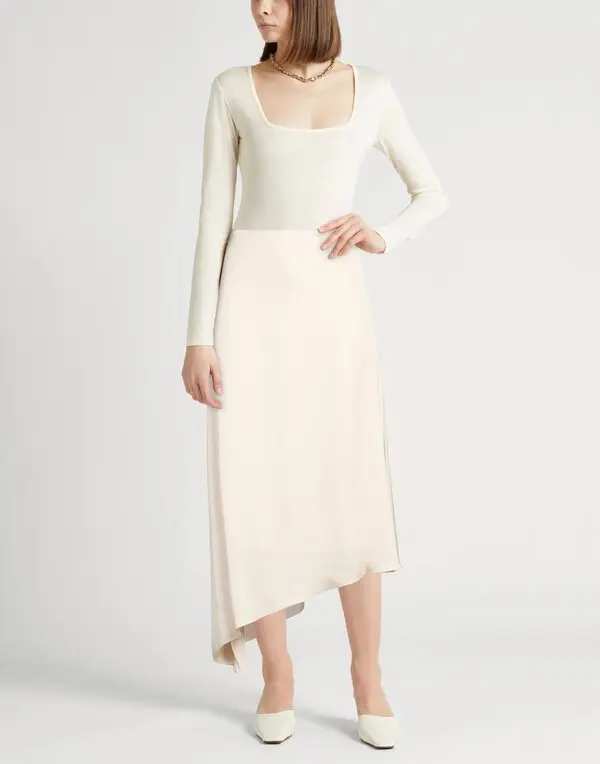 Peserico Midi Flared Skirt - White