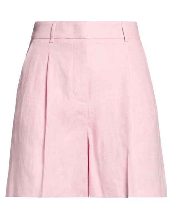 Peserico Linen Bermuda Shorts - Pink