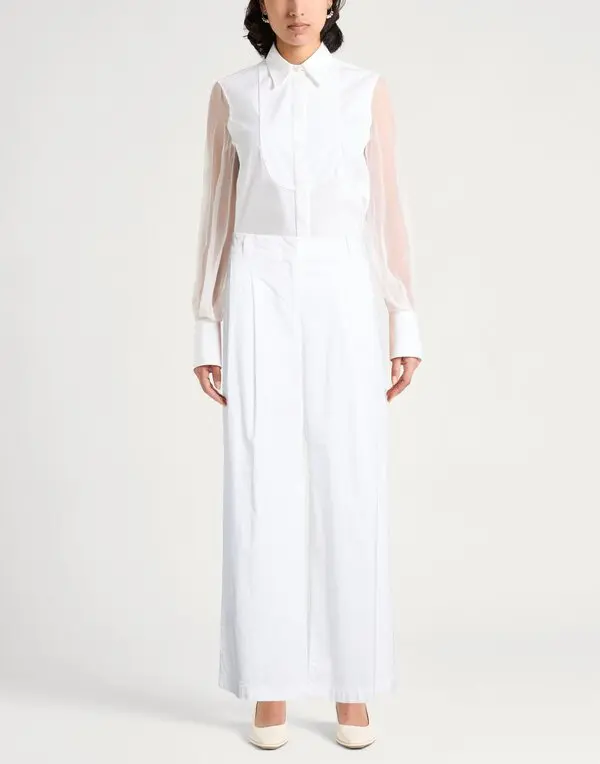 Peserico Wide-leg Poplin Pants