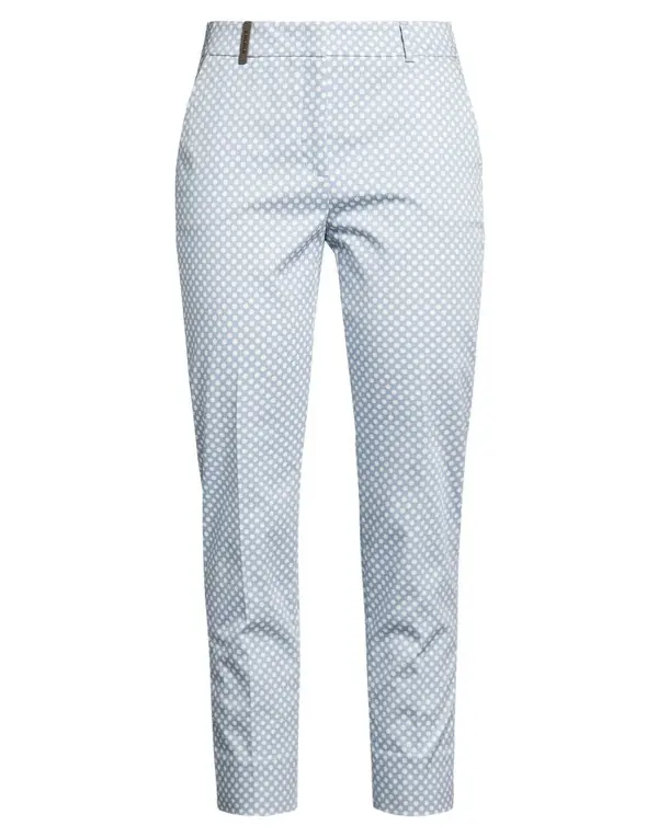 Peserico Icon 4718 Polka-dot Trousers - Sky Blue