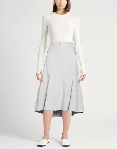 Peserico Midi Skirt In Cotton And Lyocell Blend