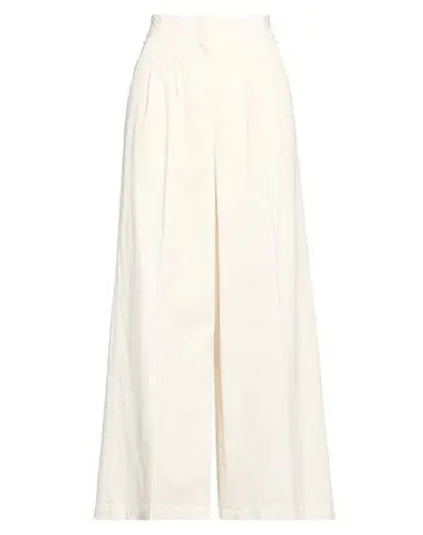 Peserico Wide-leg Easy Pants - Ivory