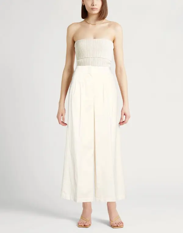 Peserico Cotton Elastane Wide-leg Pants