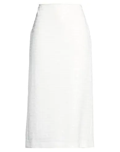 Peserico Sequin-appliquéd Midi Skirt - White