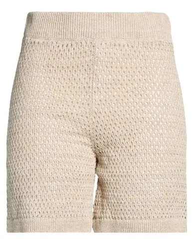Peserico High-waisted Knit Shorts - Beige