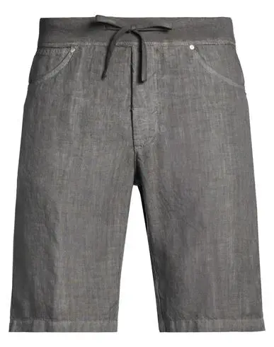 120% Lino Linen Casual Shorts - Grey