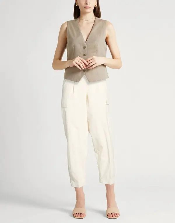 Peserico Relaxed Fit Cargo Pants - Beige